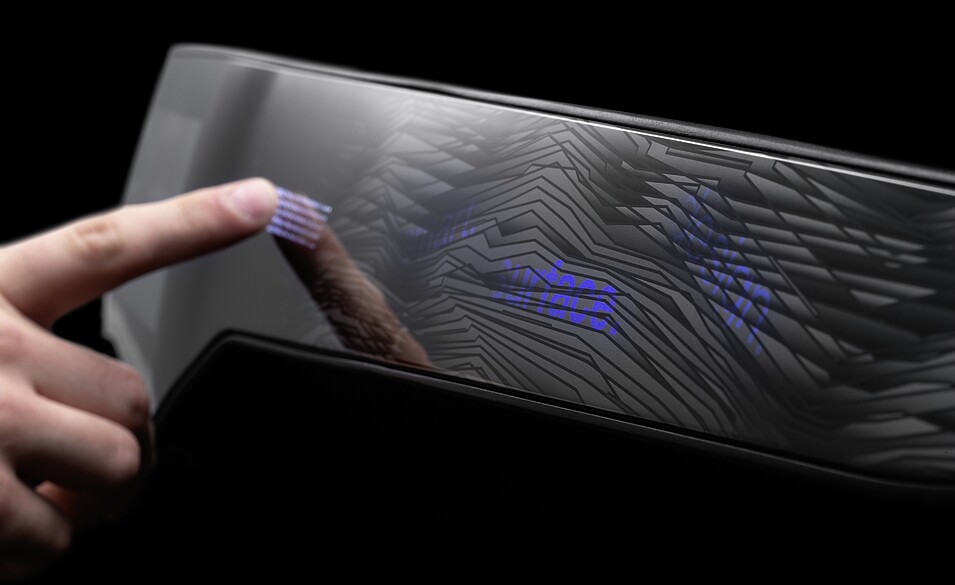 KURZ Automotive: HMI concept panel for autonomous driving